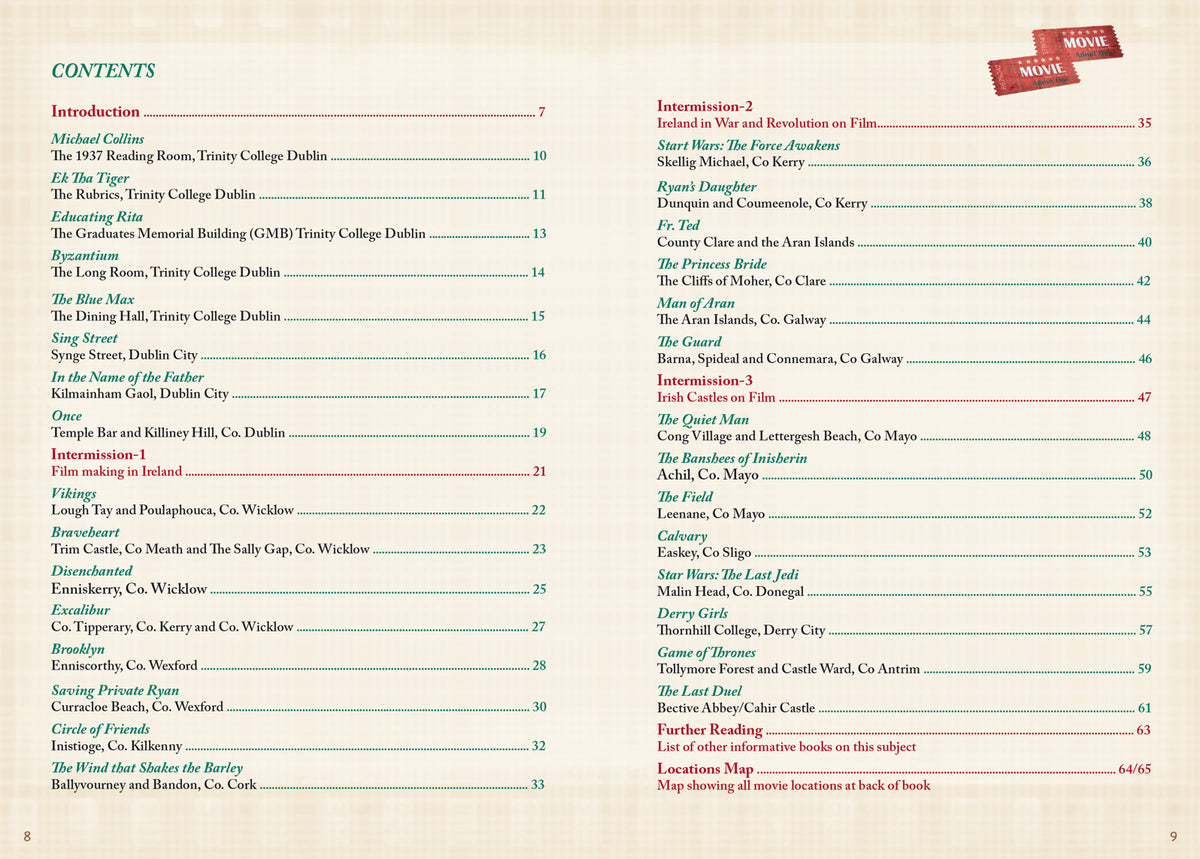 Irish Movie & TV Locations - Pictorial Guide – Irish Calendars