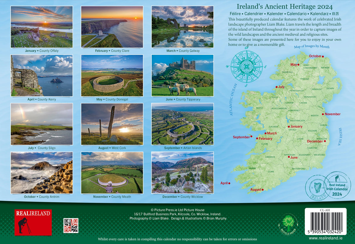 Ireland's Ancient Heritage Calendar 2024 – Irish Calendars